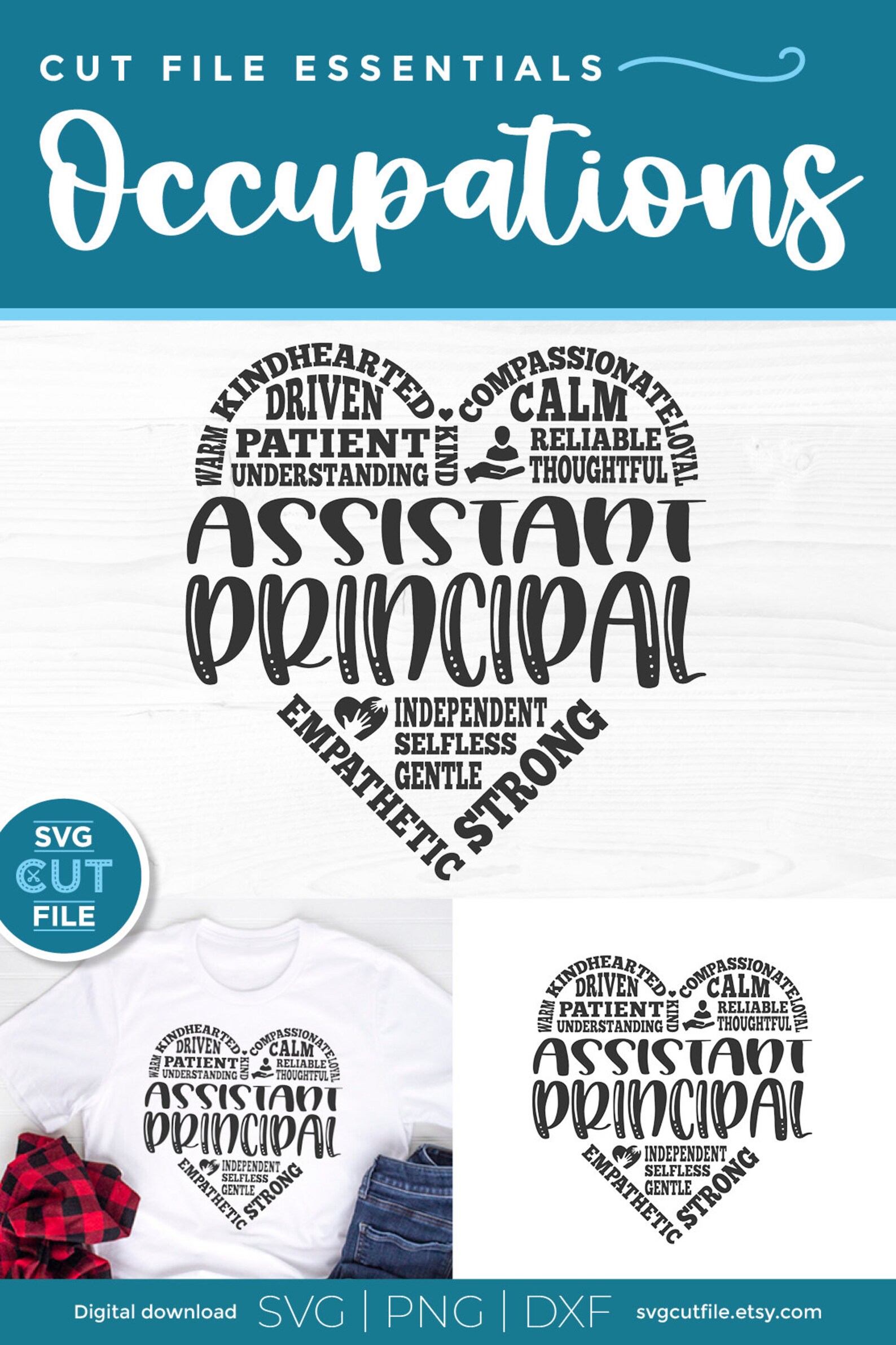 Assistant Principal Svg, Vice Principal Svg, Heart Svg, Middle School ...