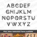 Installable Uppercase Halloween Spyder OTF Font Letters - Etsy