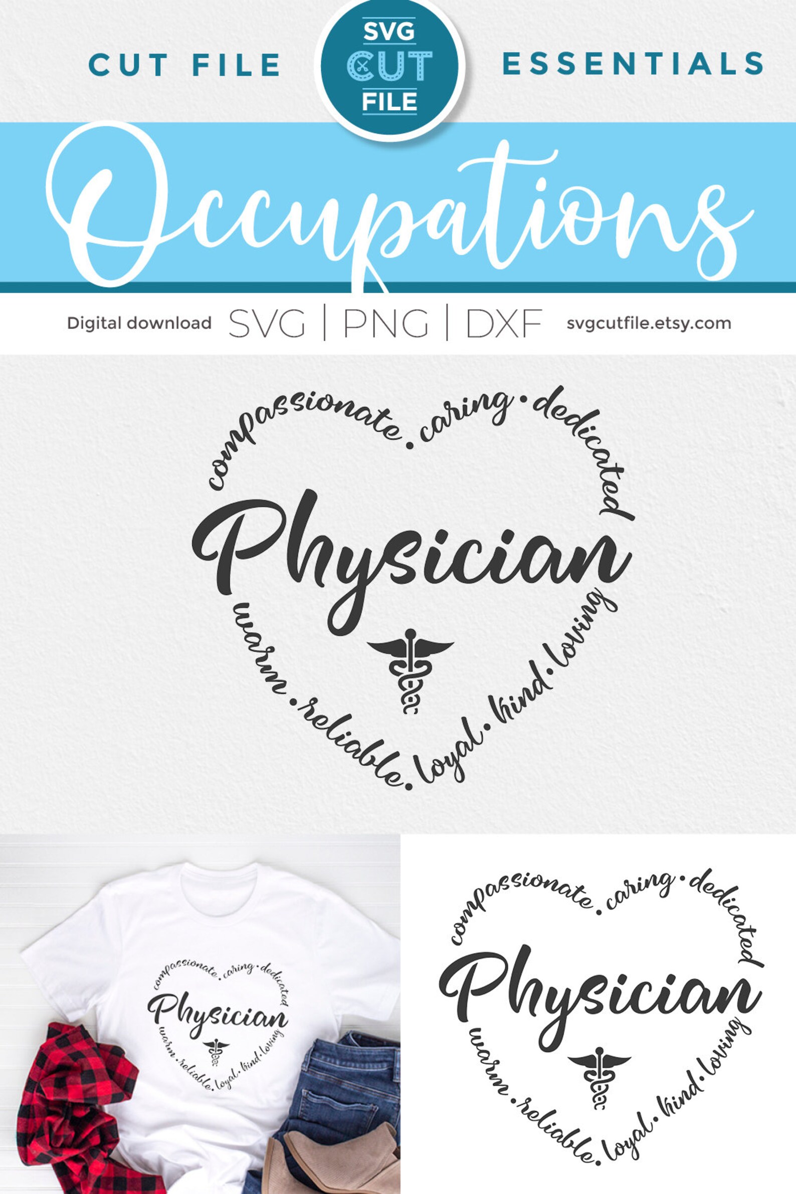 Physician Svg Doctor Svg MD Svg Medical Svg Essential Svg - Etsy