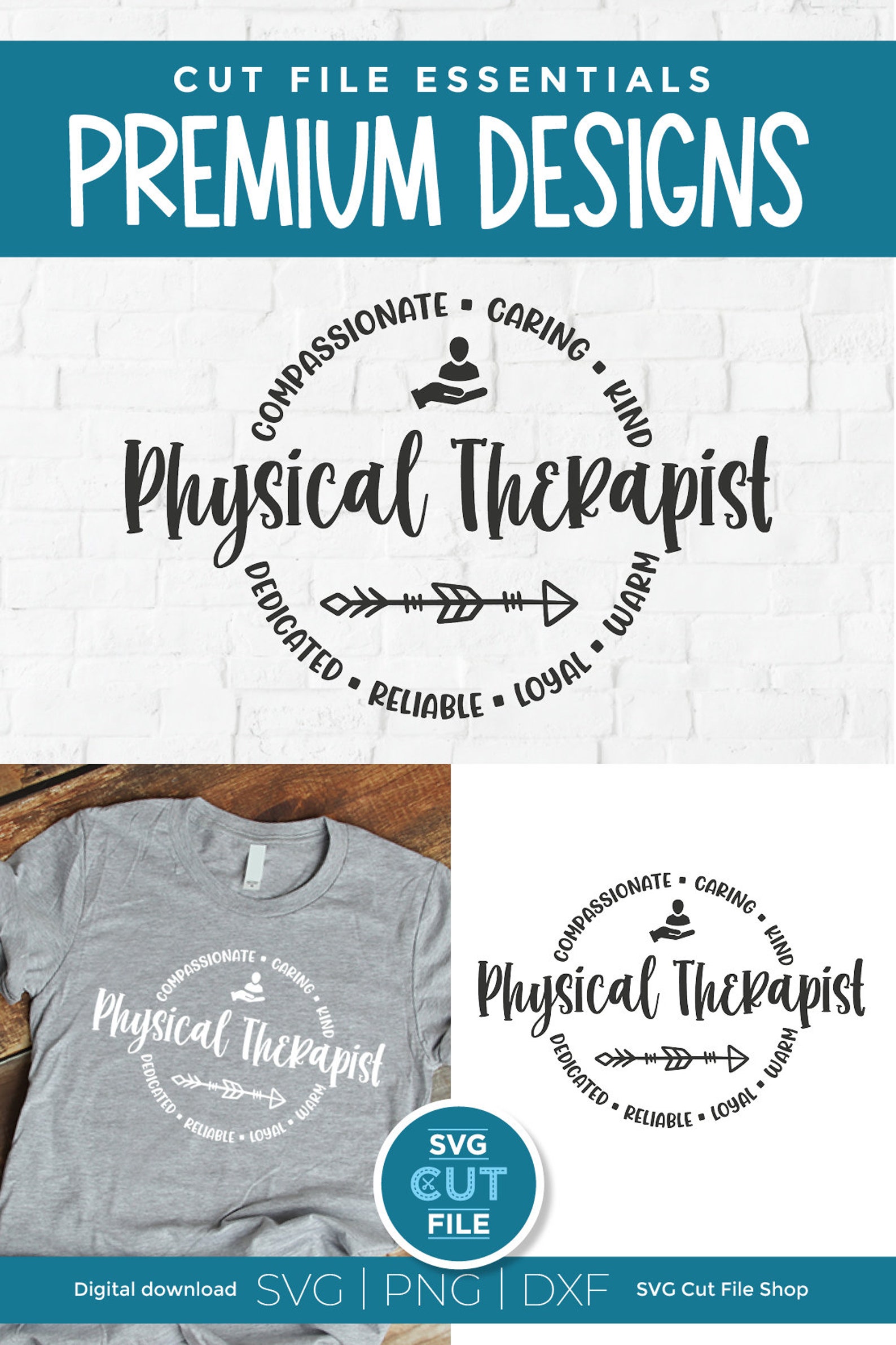 Physical Therapist Svg Physical Therapy Svg PT Svg Round - Etsy