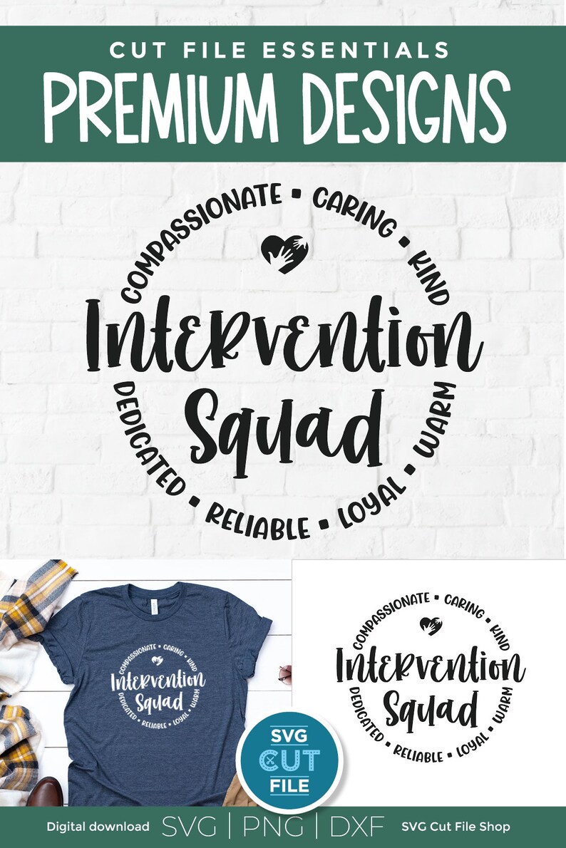 Intervention Squad Svg, Intervention Specialist, Academic, Behavioral ...