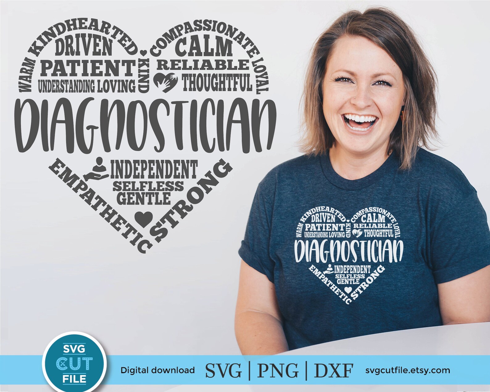 Diagnostician Svg, Diag Svg, School Diagnostician Gift Idea Svg, Love ...