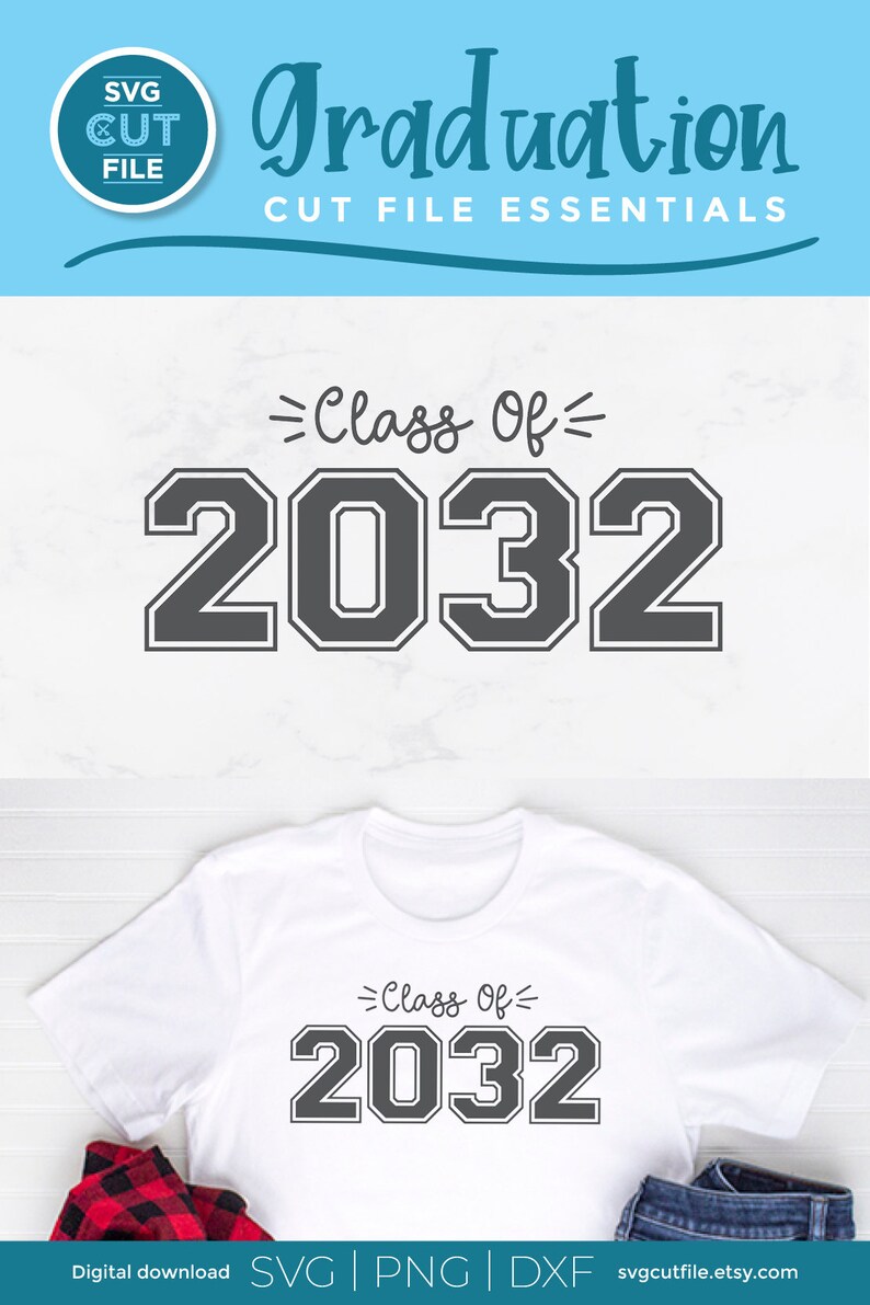 Class of 2032 Svg Cute 2032 Grad Svg 2032 Graduation Svg - Etsy