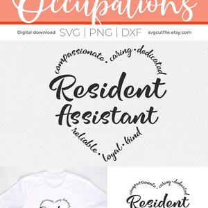Resident Assistant Svg, Ra Svg, Care Partner Svg, Essential Ra Svg ...