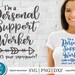 Personal Support Worker Svg Psw Svg Caregiver Home - Etsy