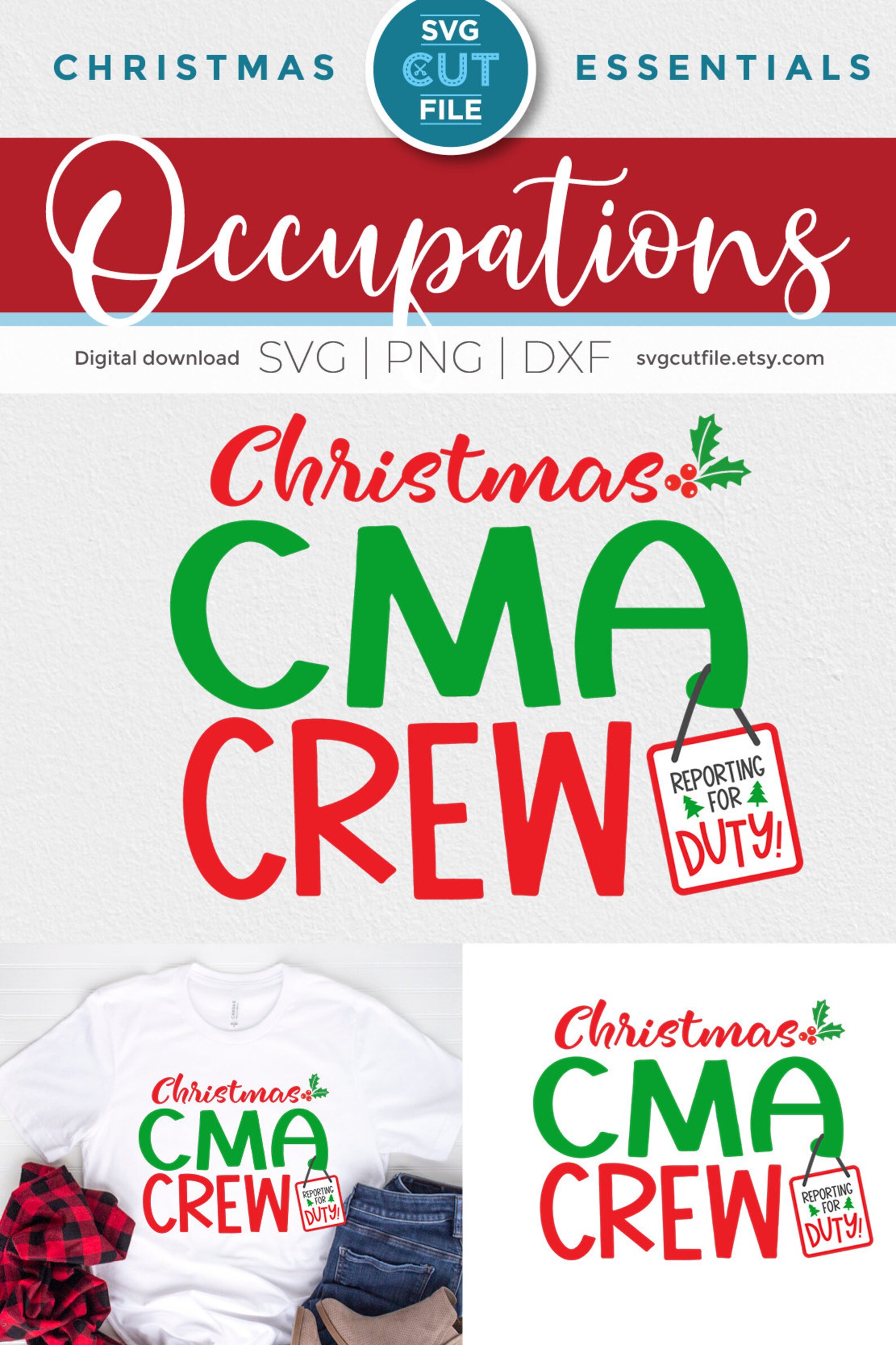 Christmas CMA Svg CMA Christmas Crew Svg Holiday Certified - Etsy