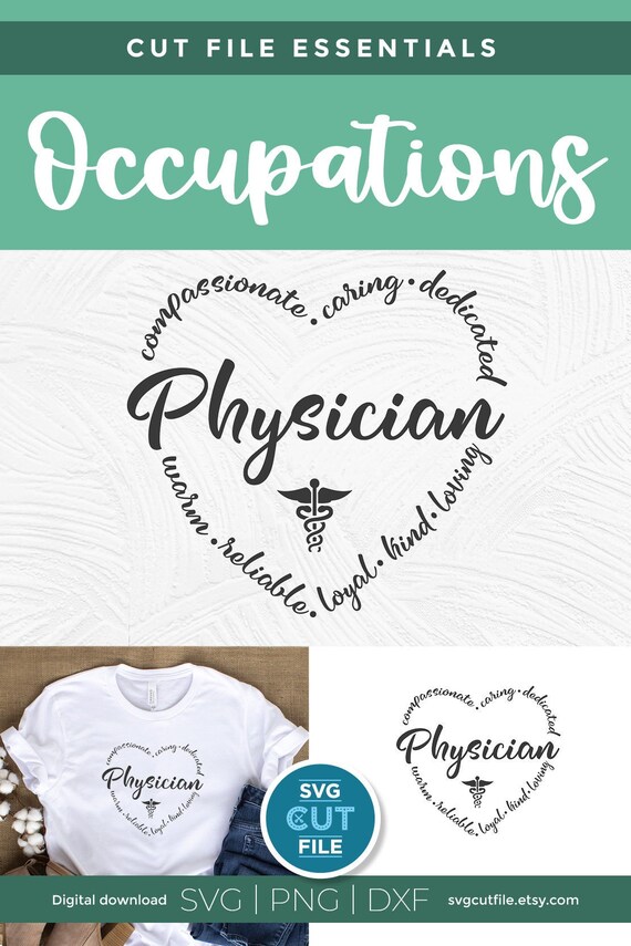 Physician Svg Doctor Svg MD Svg Medical Svg Essential Svg - Etsy