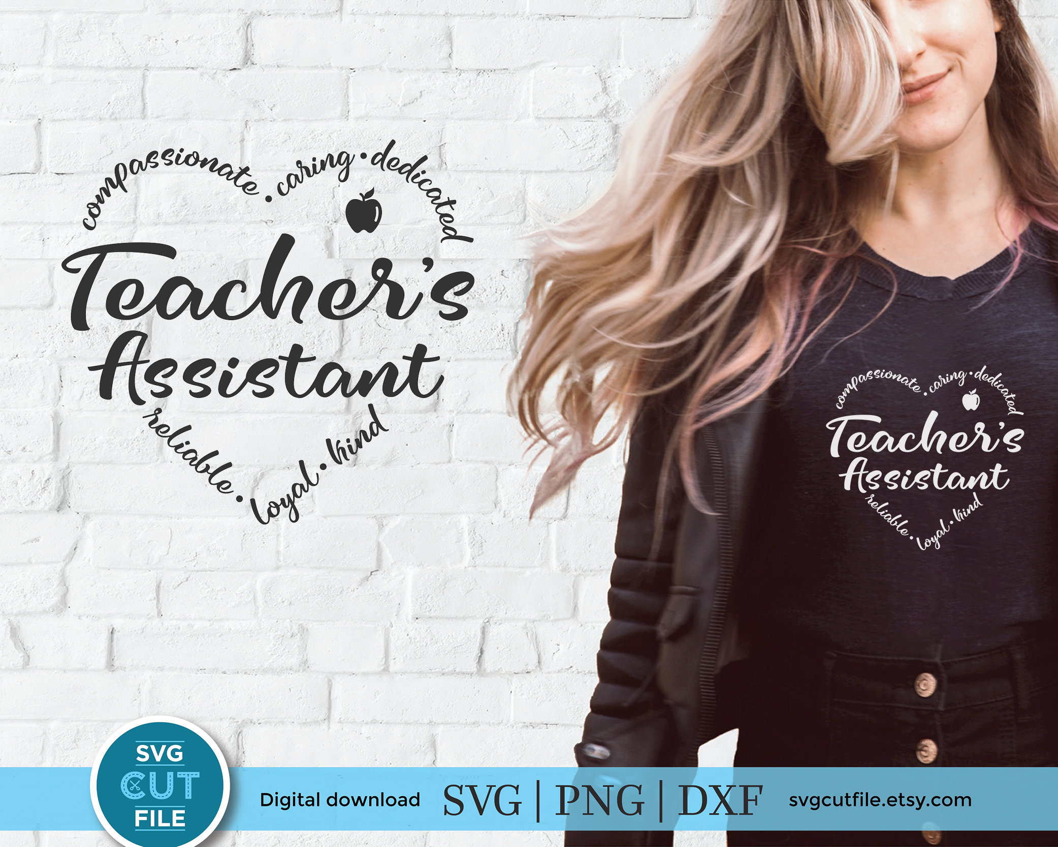 Teacher's Assistant Svg, Teachers Assistant Svg, Teacher's Aide Svg ...