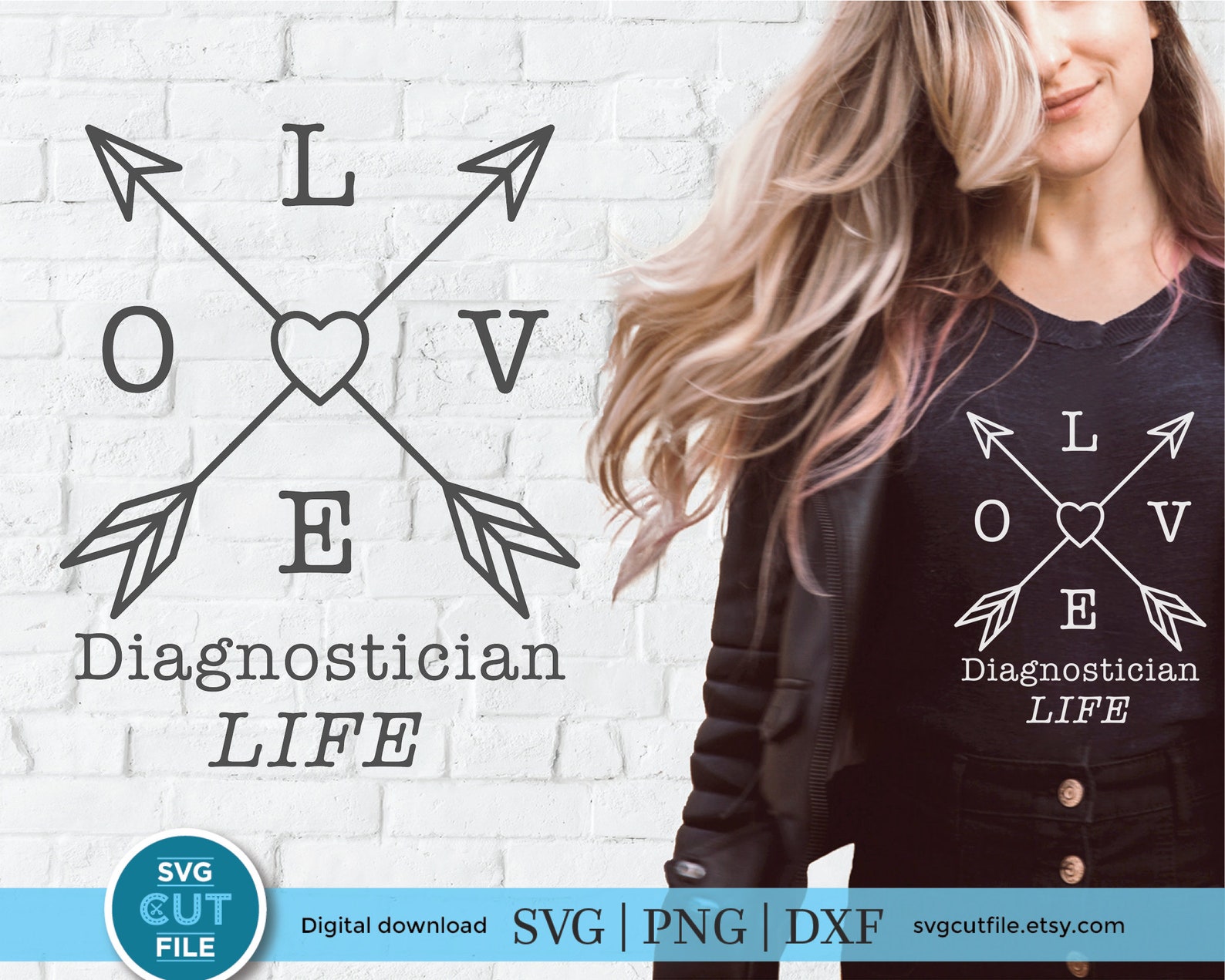 Diagnostician Svg Diag Svg School Diagnostician Love Life | Etsy