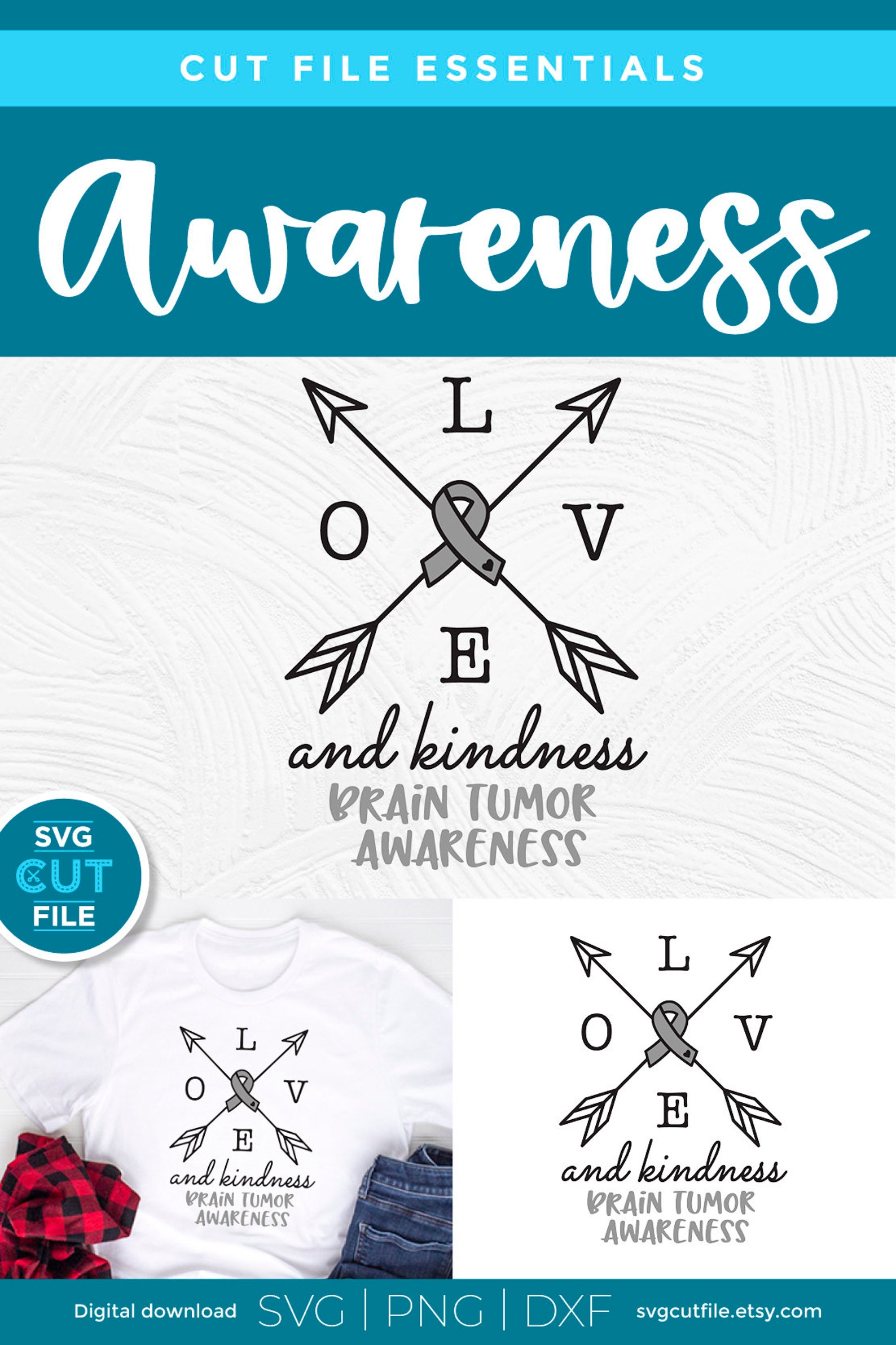 Brain Tumor Svg, Brain Tumor Awareness Svg, Svg Dxf Png, Awareness Svg ...