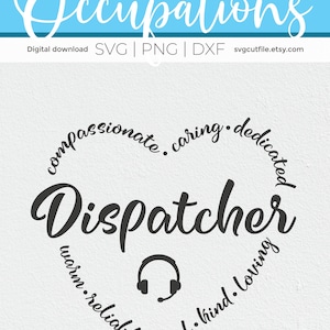 Dispatcher Svg, Police Dispatcher Svg, Driver, Dispatcher Cut File ...