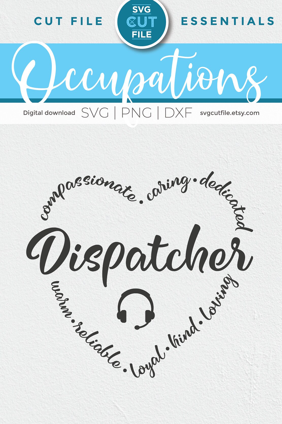 Dispatcher Svg Police Dispatcher Svg Driver Dispatcher Cut - Etsy