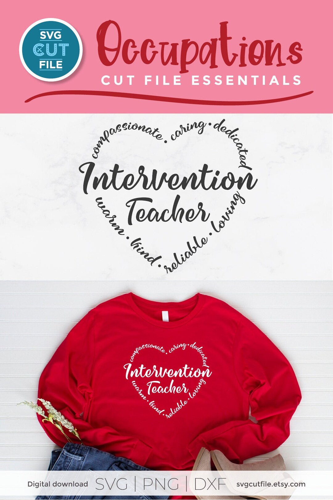 Intervention Teacher Svg, Intervention Specialist, Academic ...