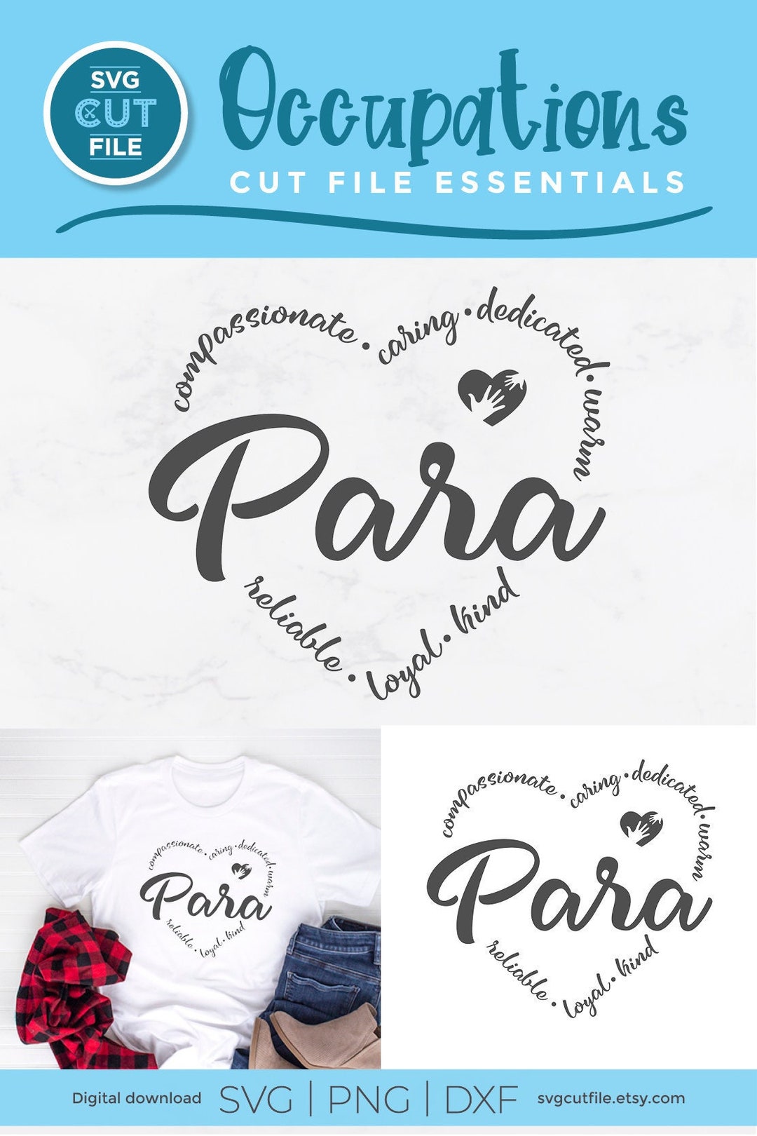 Paraprofessional Svg, Para Svg, Paraprofessional Heart Shape Svg ...