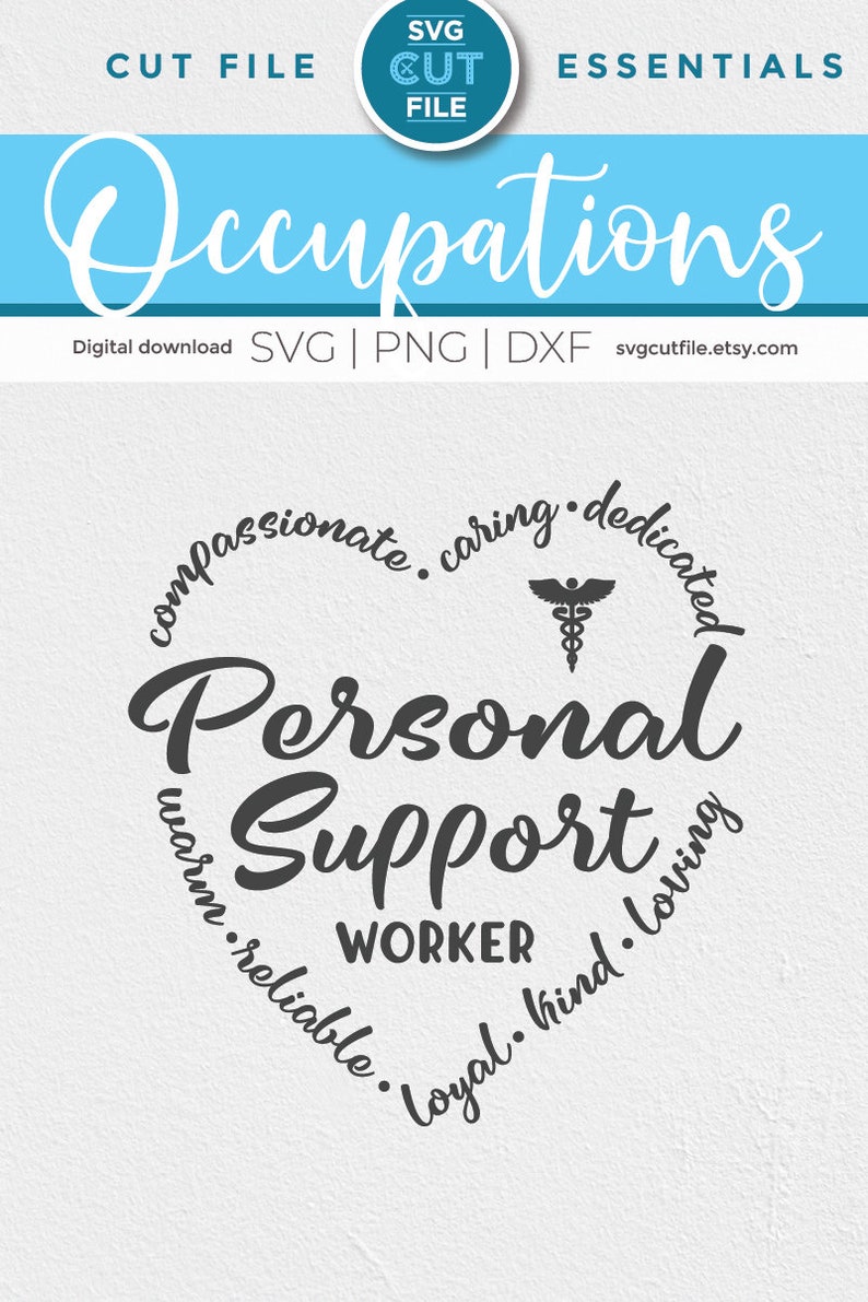 Personal Support Worker Svg, Psw Svg, Caregiver Svg, Home Healthcare ...