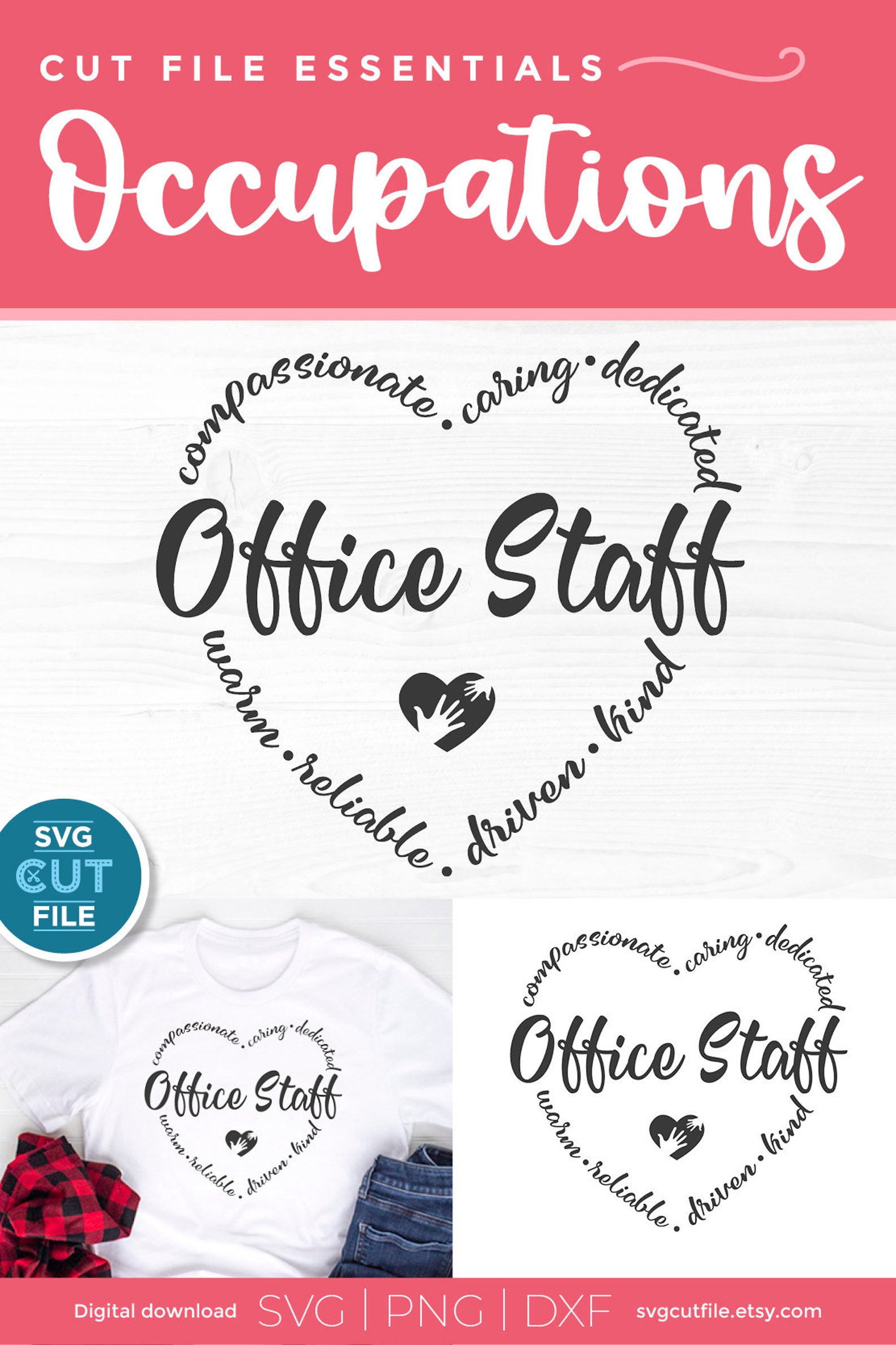 Office Staff Svg Office Clerk Svg Secretary Svg Office | Etsy