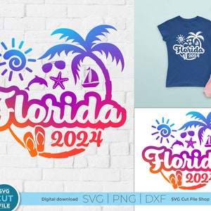 Florida SVG, Florida Vacation, 2024 Svg, Florida PNG, Png for ...