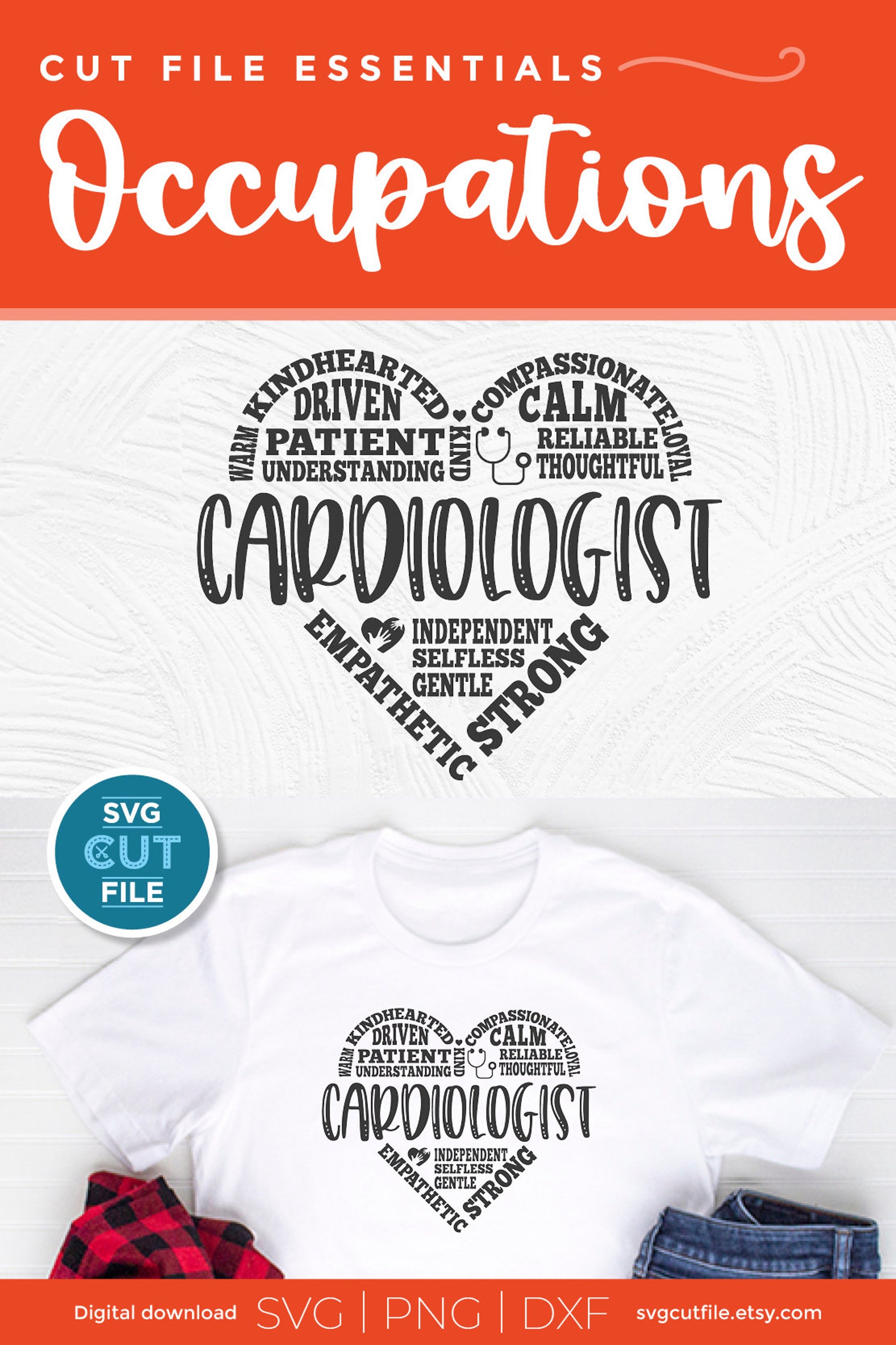 Cardiologist Svg Heart Doctor Svg Physician Svg Doctor Svg | Etsy