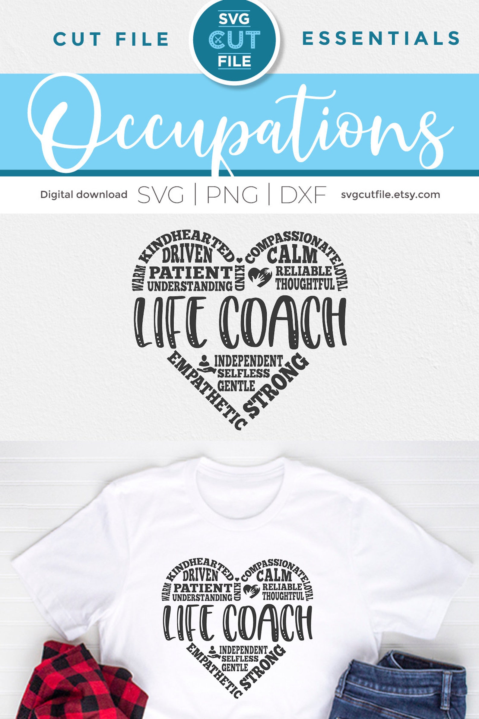 Life Coach Svg Lc Svg Appreciation Subway Art Heart Boss | Etsy