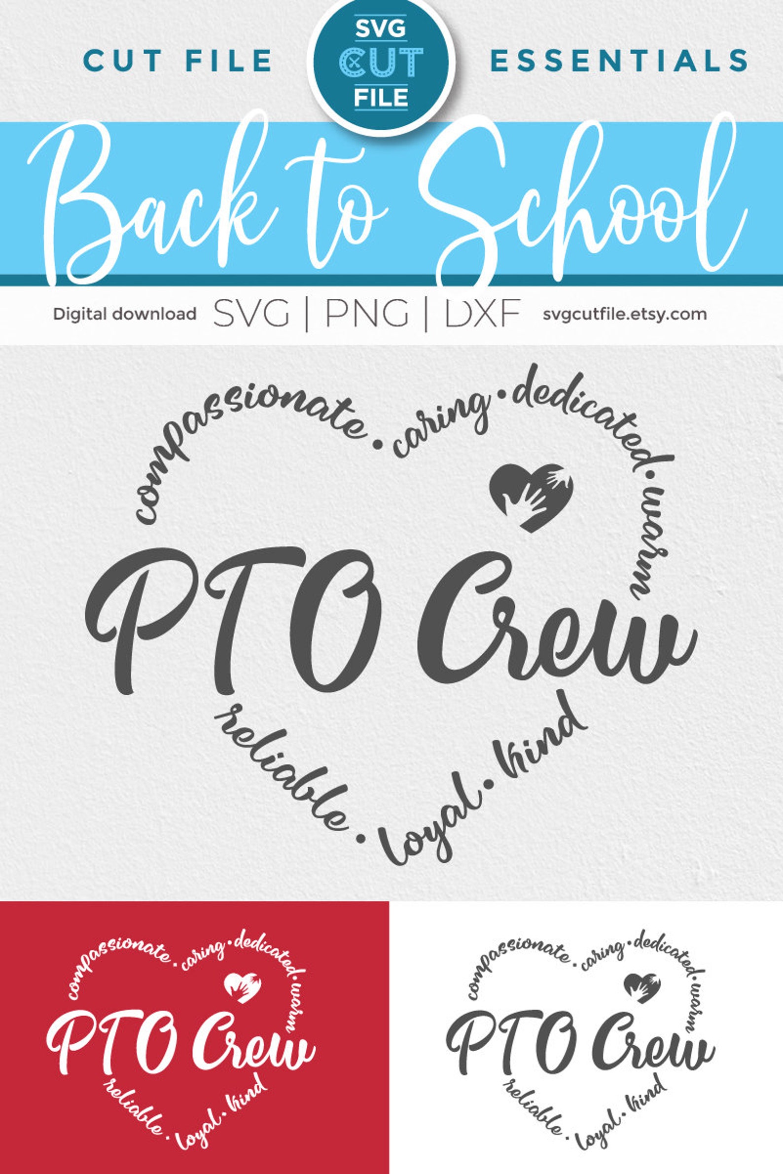 PTO Svg, PTO Crew, PTA Tribe, Parent Teacher Organization, Appreciation ...
