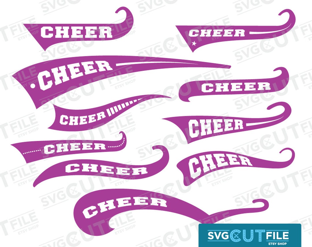 Cheer Svg, Cheerleading Svg, Cheerleader Svg, Swoosh Svg, Underline Svg ...