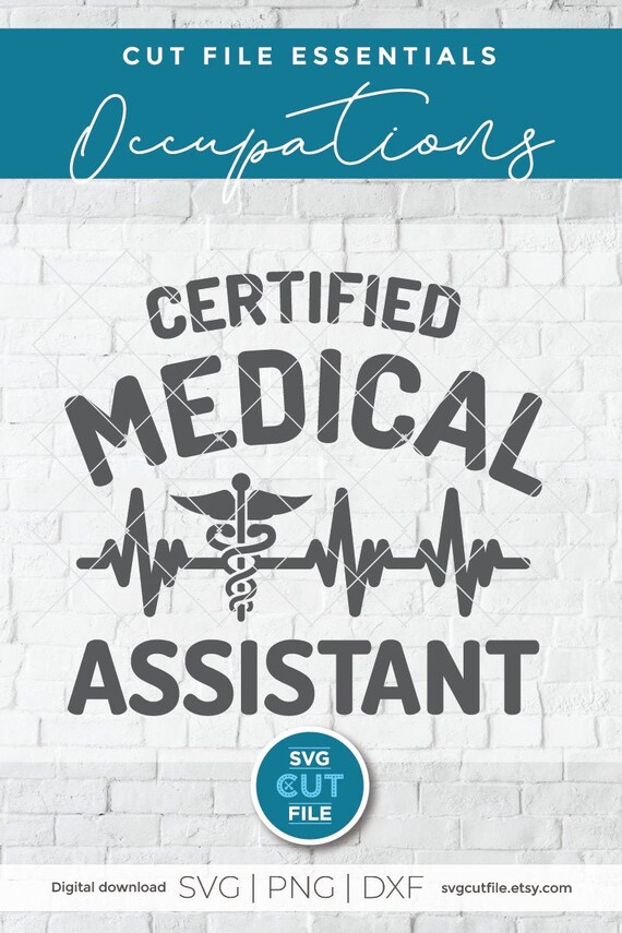 Certified Medical Assistant Svg CMA Svg Caduceus Svg CMA - Etsy