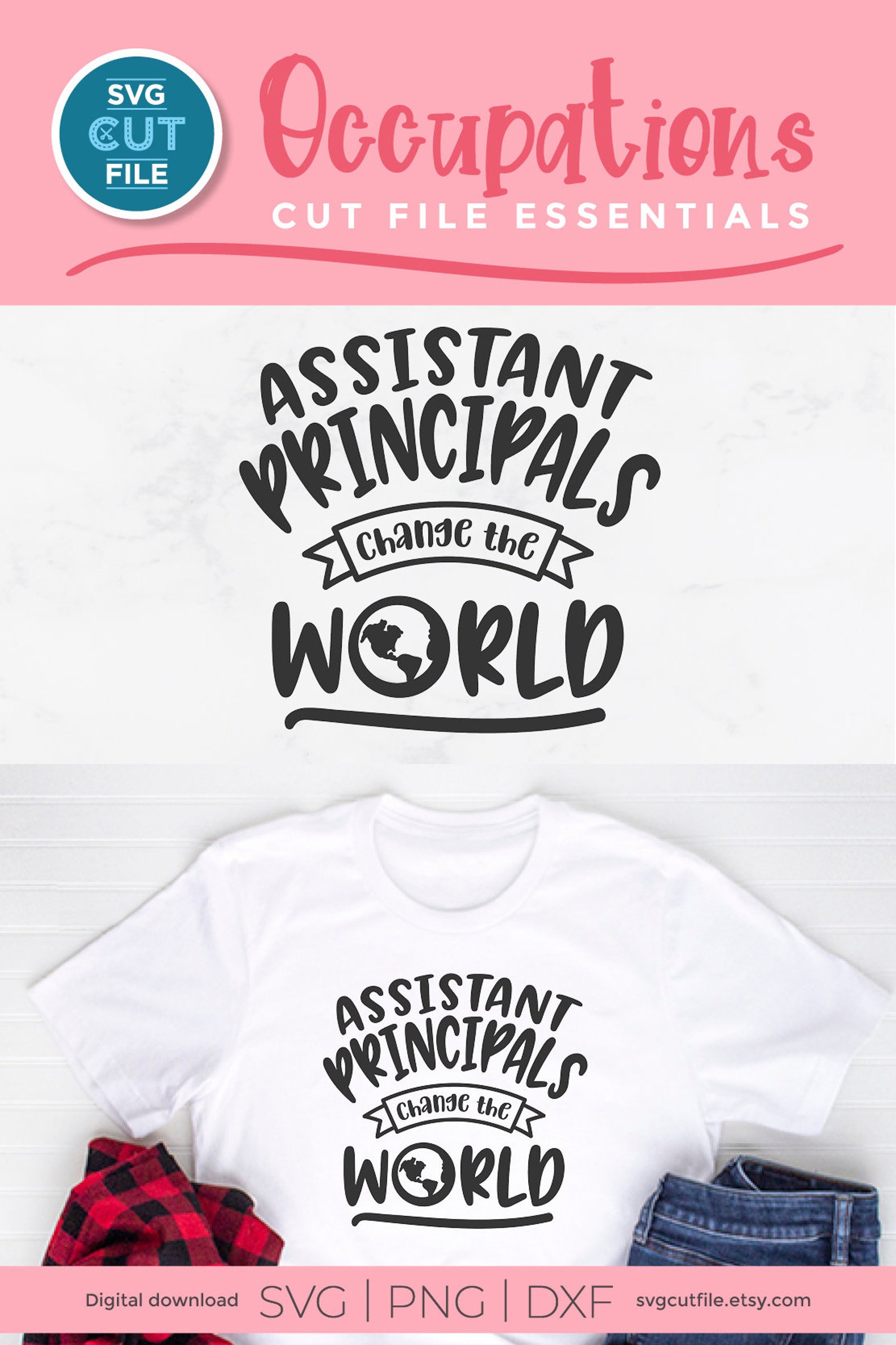 Assistant Principal Svg Vice Principal Svg Change the World - Etsy