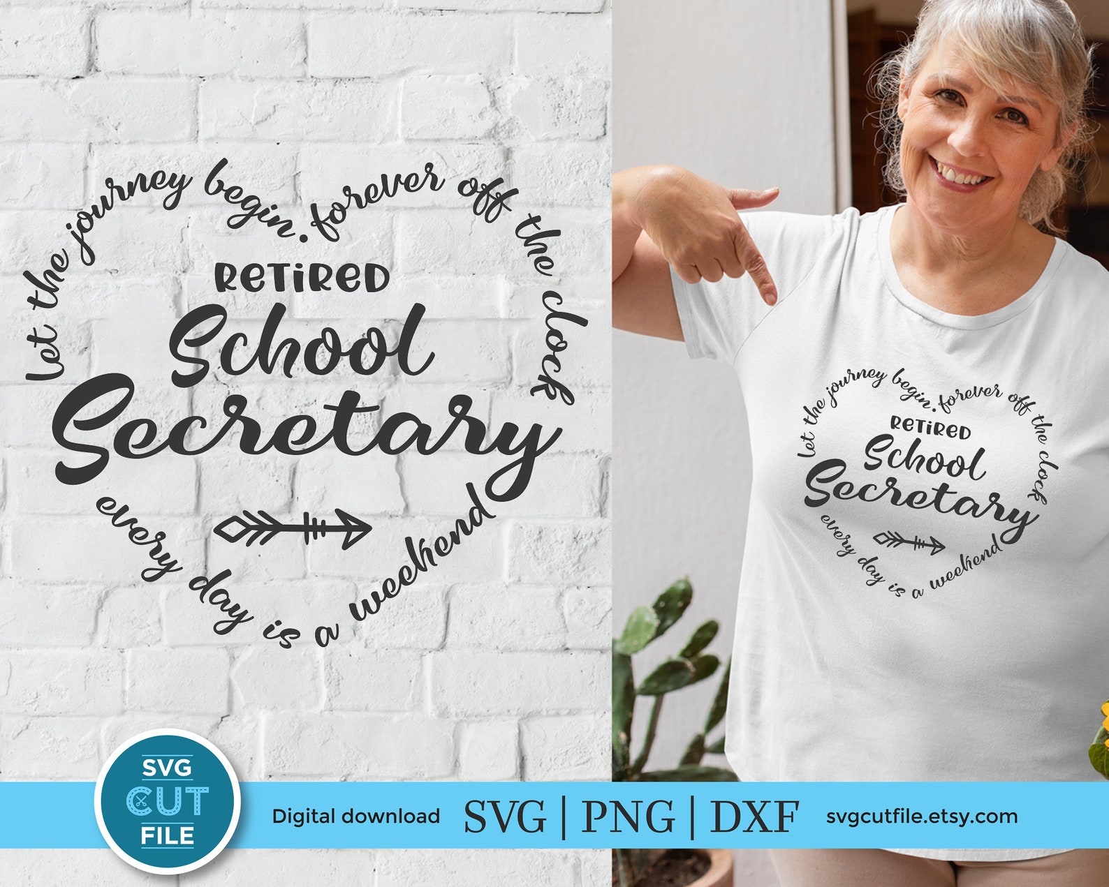 Retired School Secretary Svg, Retiring Secretary Svg, School Secretary ...