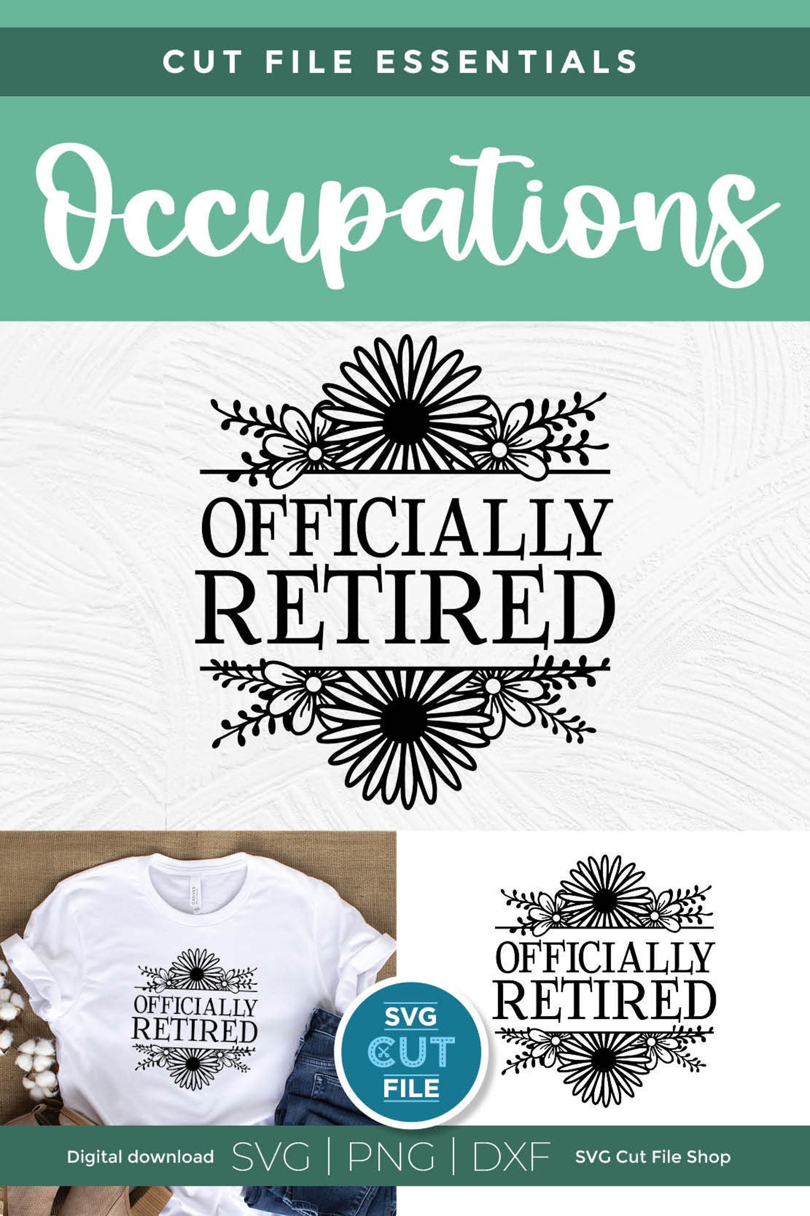 Retired Svg Officially Retired Svg Retiring Svg Great for a - Etsy