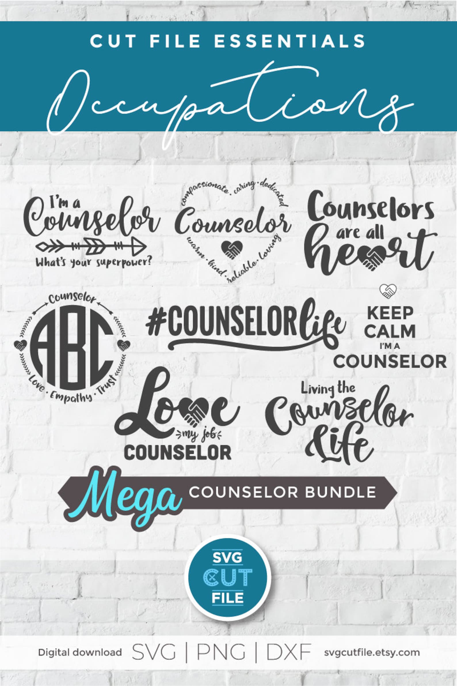 Counselor Svg Counselor Bundle Svg School Counselor Svg - Etsy