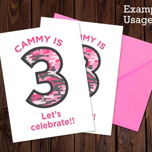 Pink Camo Numbers Svg, Camouflage Army Baby Girl, 1st Hunter Boy, First ...