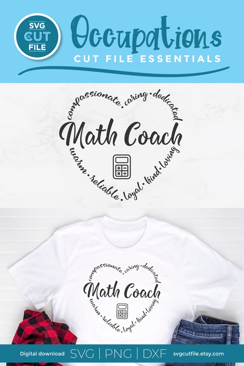 Math Coach Svg Teacher Appreciation Svg Math Tutor Svg Math - Etsy