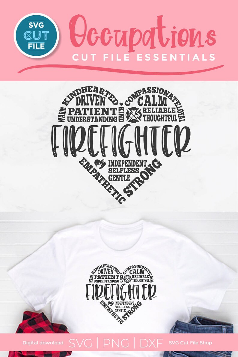 Firefighter Svg, Fire Fighter Svg, Emergency Services, Fire and Rescue ...