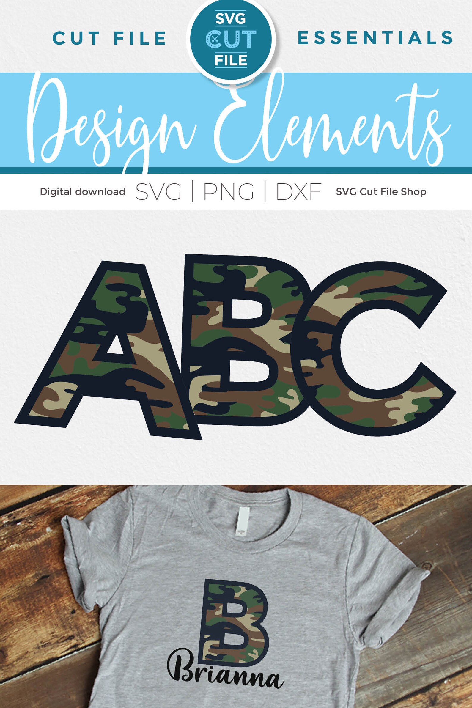 Camo Svg, Camo Letters Svg, Army Svg, Camo Font, Alphabet Font ...