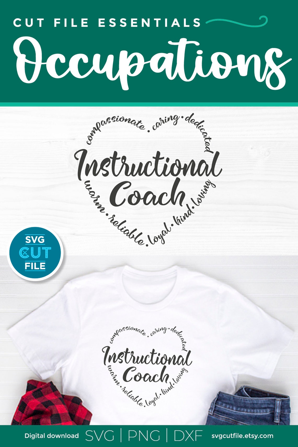 Instructional Coach Svg Ic Svg Appreciation Instructional | Etsy