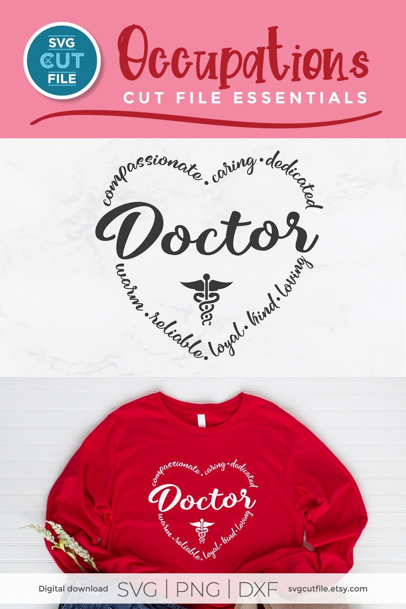 Doctor Svg Physician Svg MD Svg Medical Svg Essential Svg - Etsy