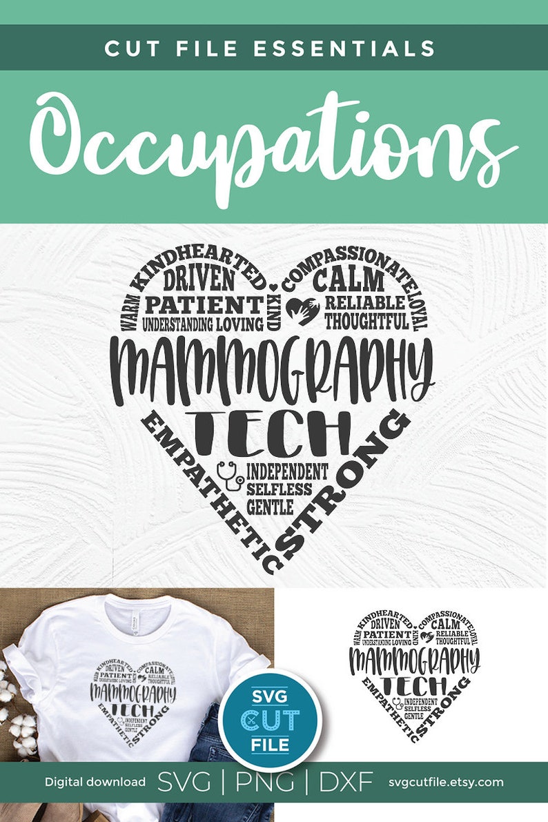 Mammography Tech Svg Mammogram Svg Mammo Svg Mammographer - Etsy