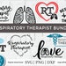 Respiratory Therapist Svg Bundle, RT Sublimation, Breath Svg, RRT Svg ...