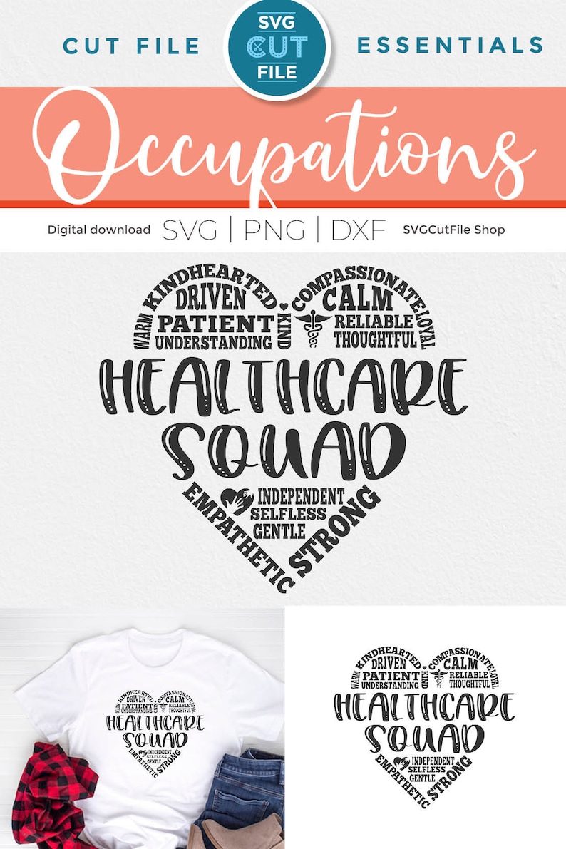 Healthcare Squad Svg Health Care Worker Svg Essential - Etsy