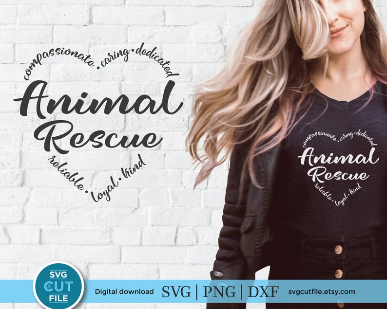 Animal Rescue Svg Adopt Svg Foster Svg Rescue Svg Humane | Etsy
