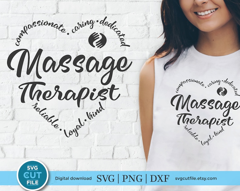Massage Therapist Svg Masseuse Svg Certified Massage - Etsy