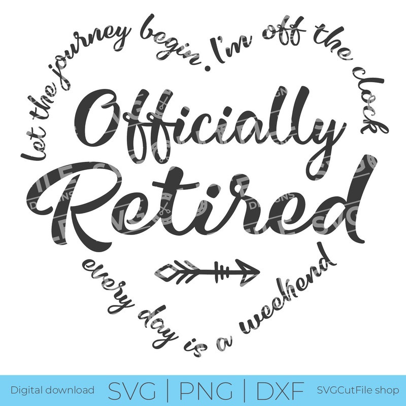 Retirement Svg - Etsy