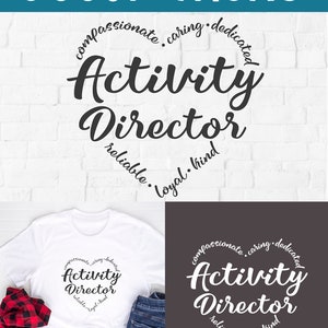 Activity Director Svg, Director Svg, Director Appreciation Svg ...