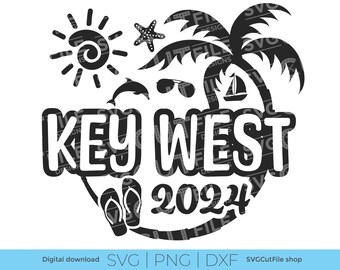Key West Svg, Key West Map Svg, Key West Florida Svg, Florida Keys Svg ...