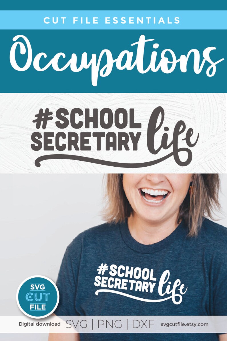 School Secretary Svg, Secretary Svg, Office Assistant, Staff Worker Svg ...