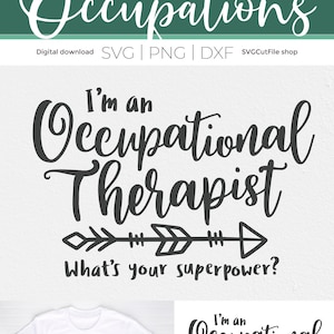 Occupational Therapist Svg, Occupational Therapy Svg, OT Svg, Whats ...