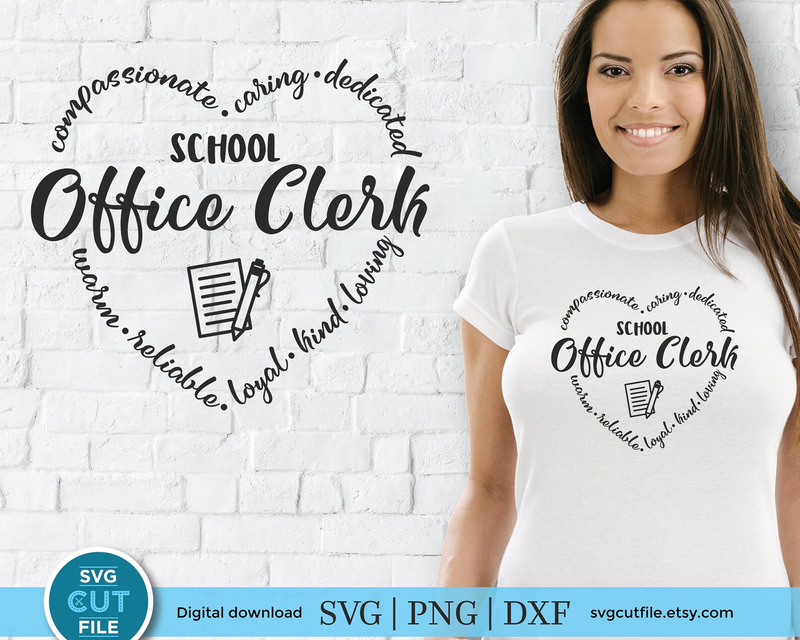 School Office Clerk Svg, Office Clerk Svg, Secretary Svg, Office ...
