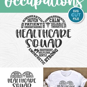 Healthcare Squad Svg, Health Care Worker Svg, Essential, Healthcare ...