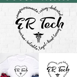ER Tech Svg, Emergency Room Tech Svg, Emergency Department Tech, ER ...