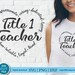 Title 1 Teacher Svg, Title One Teacher Svg, Remedial Reading Svg ...